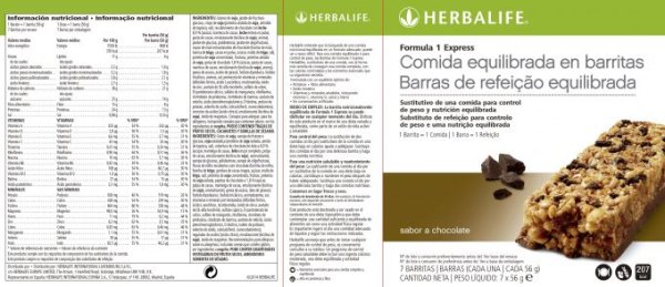 Barritas Express F1 7u – Elige tu sabor - Batidiboo